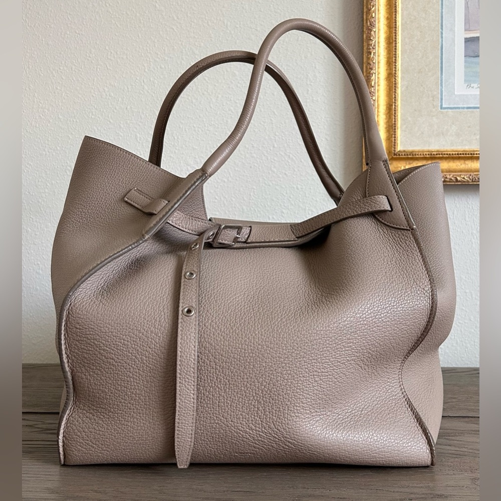 Celine Big Bag Grained Calfskin Large In Light Taupe - Gem